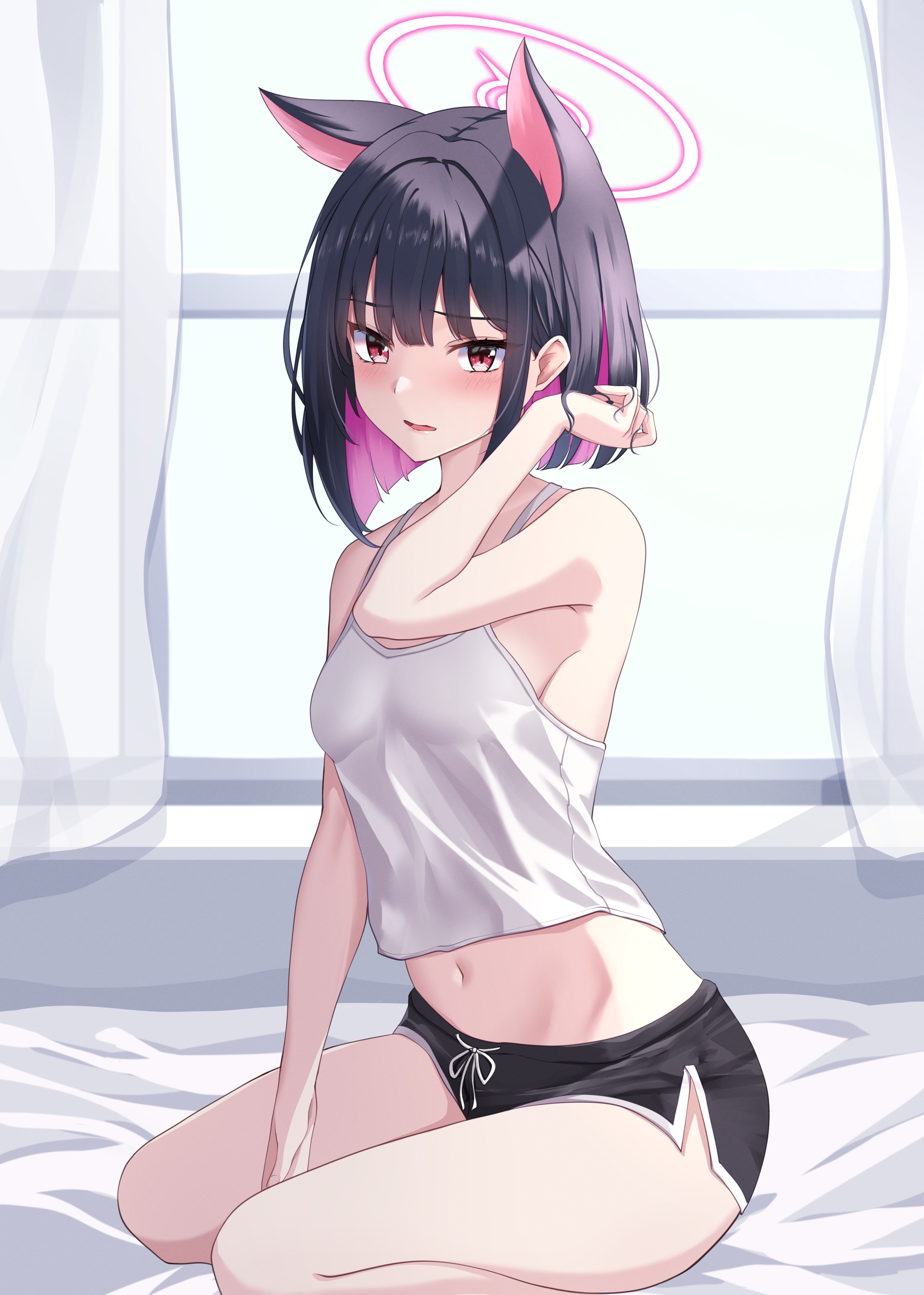 hibika blue archive kyouyama kazusa animal ears halo nekomimi | #1185671 | yande.re